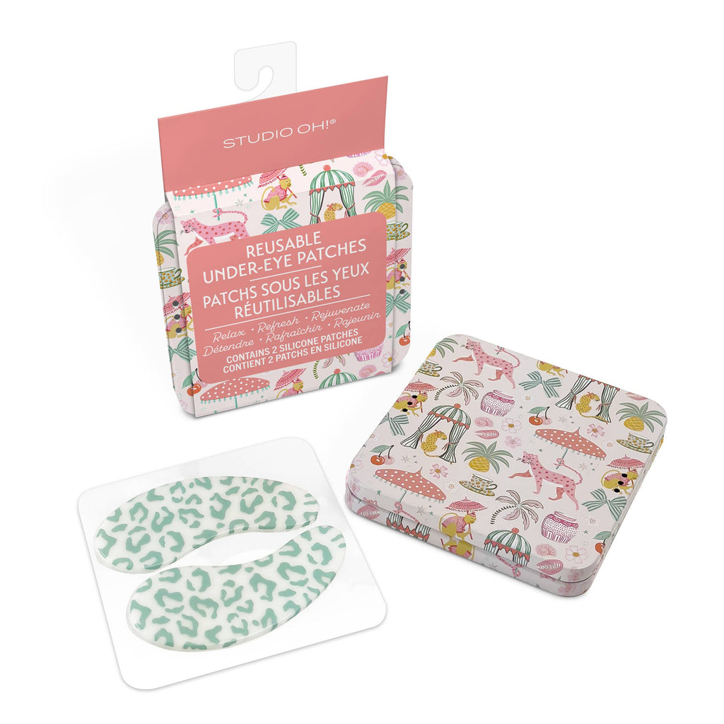 Leopard on Parade Reusable Under-Eye Patches – One Strange Bird