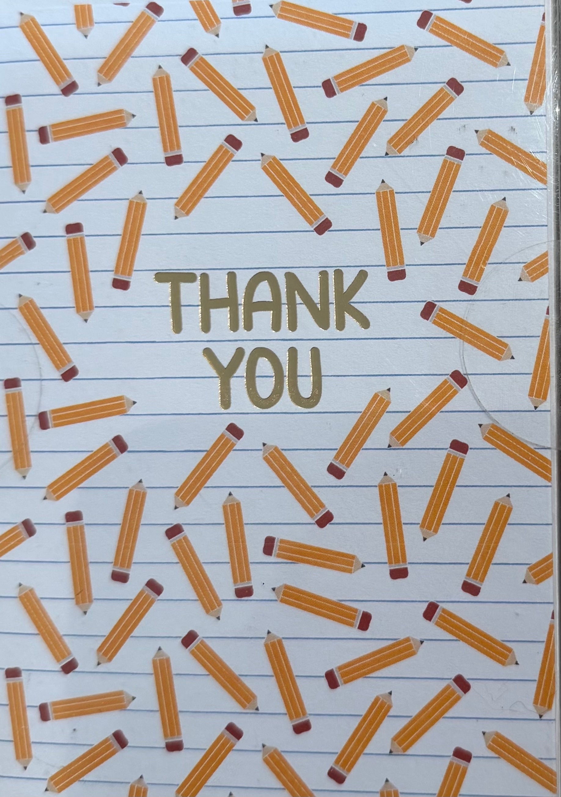 Thank You Cards Boxed Set - Pencil Design – One Strange Bird