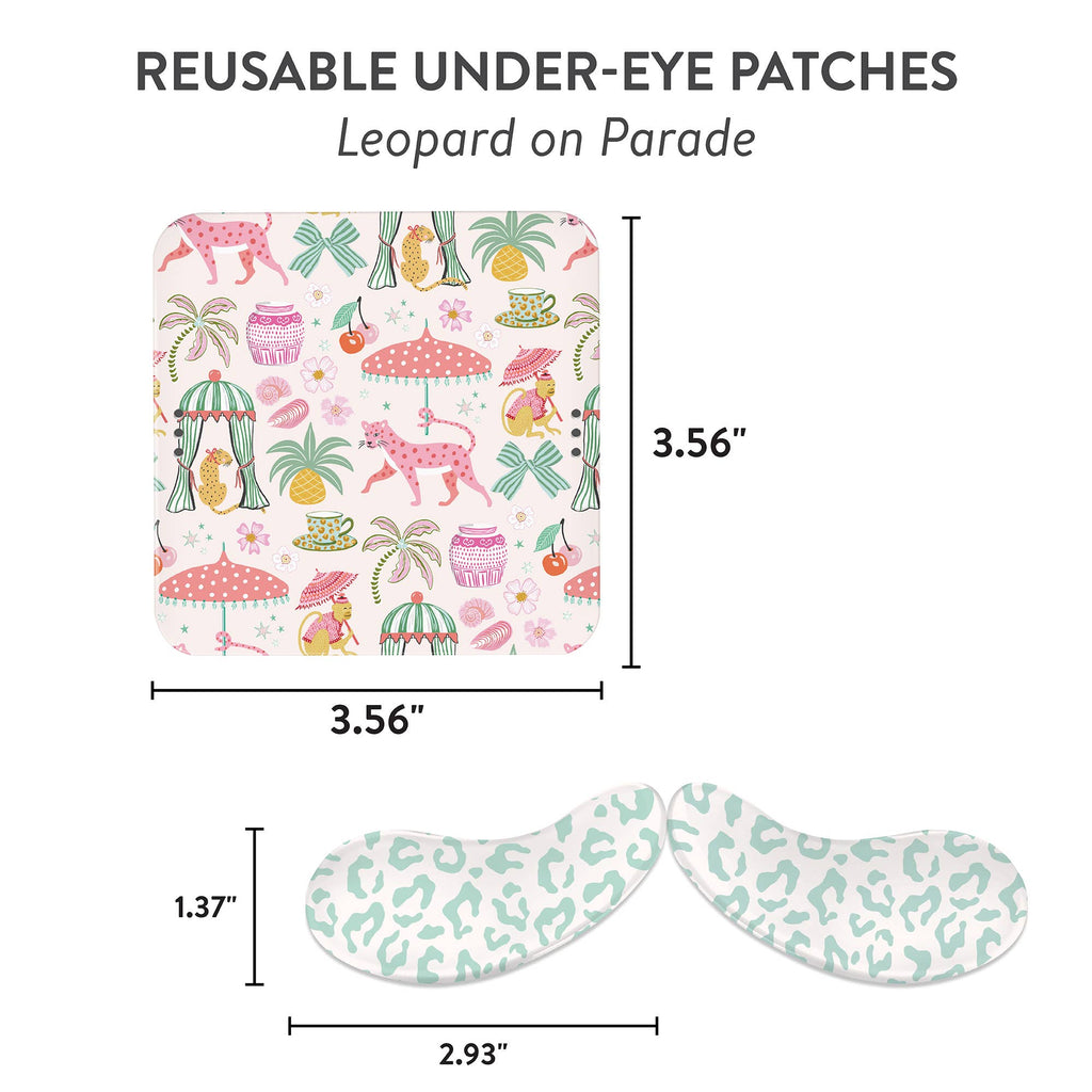 Leopard on Parade Reusable Under-Eye Patches – One Strange Bird
