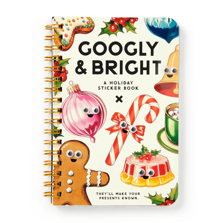 Googly & Bright Holiday Sticker Book – One Strange Bird